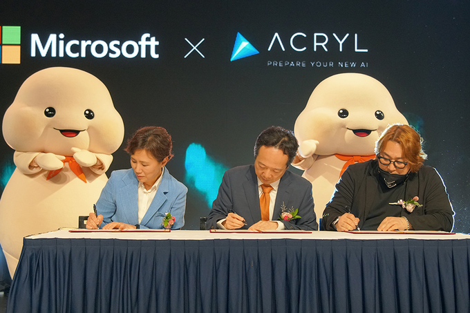 365mc-마이크로소프트-아크릴, MOU 체결