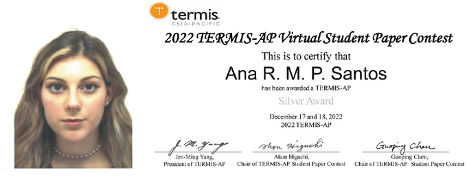 고려대 의대 대학원생, 제 12차 아태조직공학·재생의학회 세계학술대회 (TERMIS AP 2022) 은상 수상
